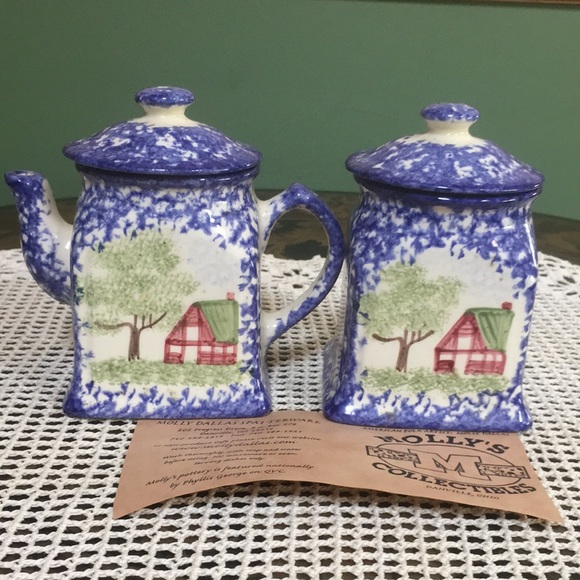 Dining | Vintage Molly Dallas Spatterware Pottery Barn Farm Creamer ...